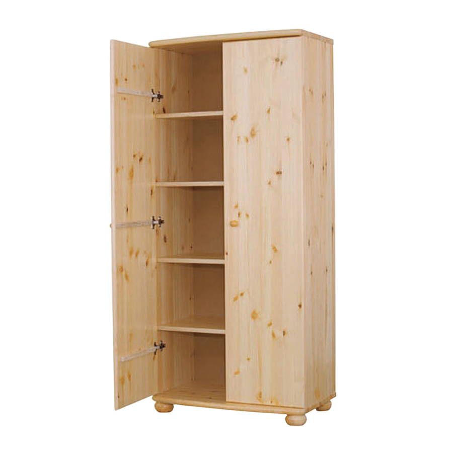 Wardrobe pine wood store